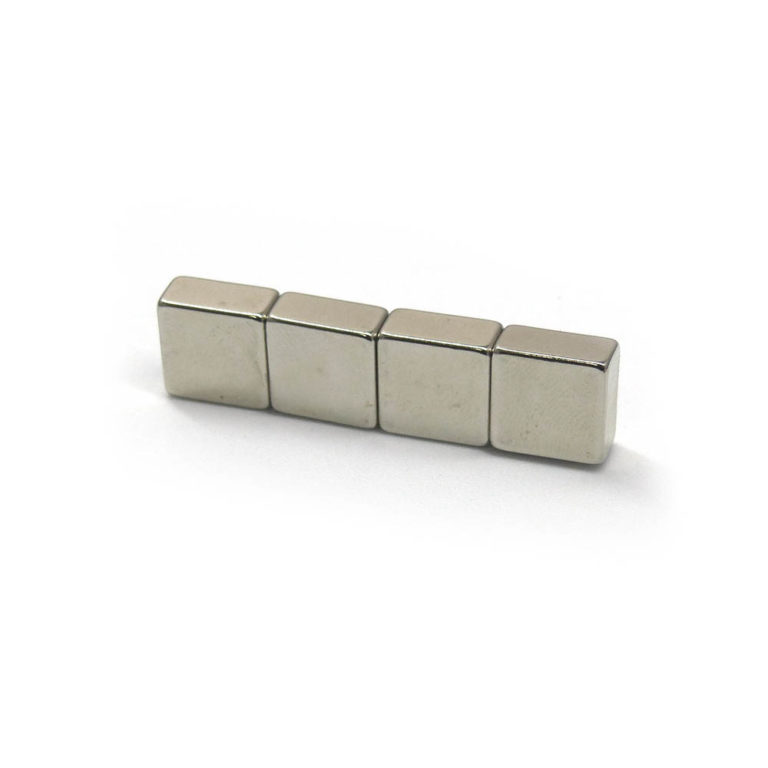 Block Neodymium Magnets - 10x10x5mm, N35 4pcs - Super Strong Neodymium ...