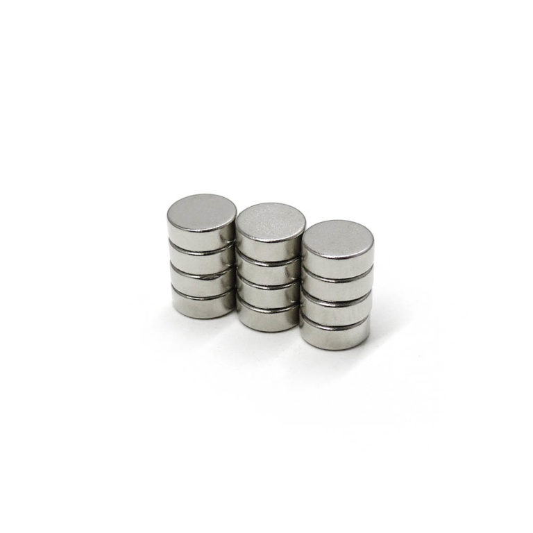 Diameter 8mm Disc Neodymium Magnets 8mm x 3mm 12pieces
