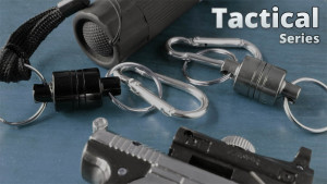 Magnetic Quick Release Clasps 17mm Dia with Split Key Ring