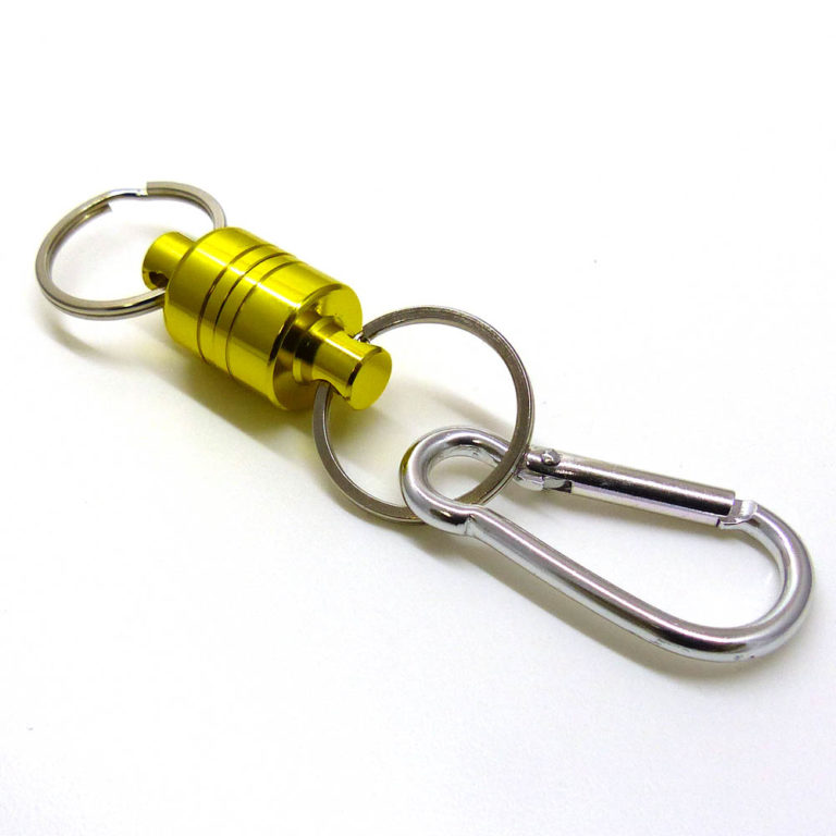 Magnetic Quick Release Clasps 17mm Dia with Split Key Ring